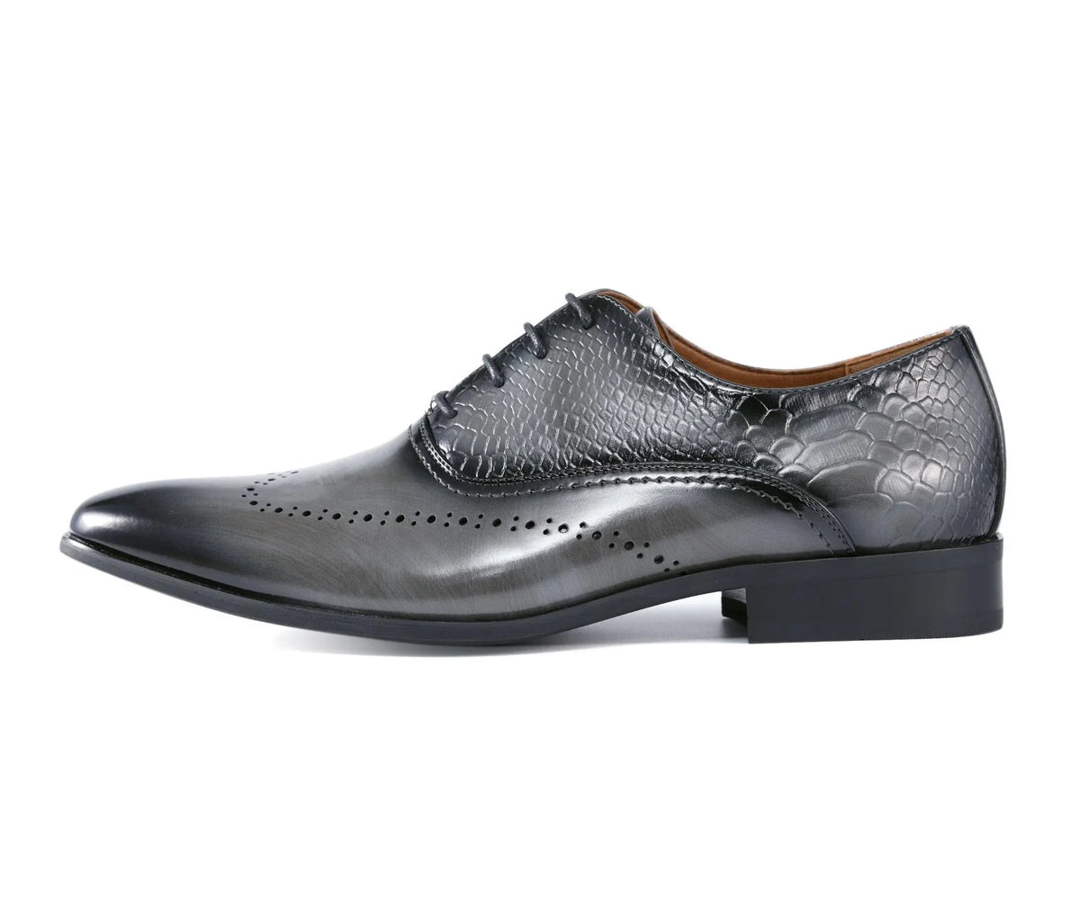 Men's Dress Shoe Burke Grey – Men Suits Direct