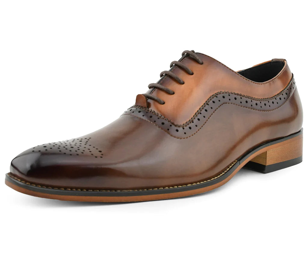 Men Dress Shoe Piedmont 065-Brown – Men Suits Direct