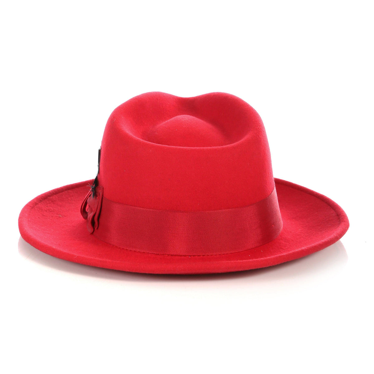 Men Fashion Fedora Hat Red – Men Suits Direct